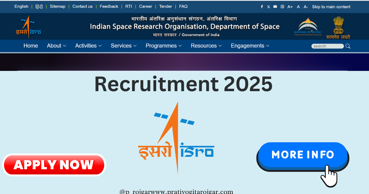 ISRO Apprentice Trainee Recruitment 2025 apply offline